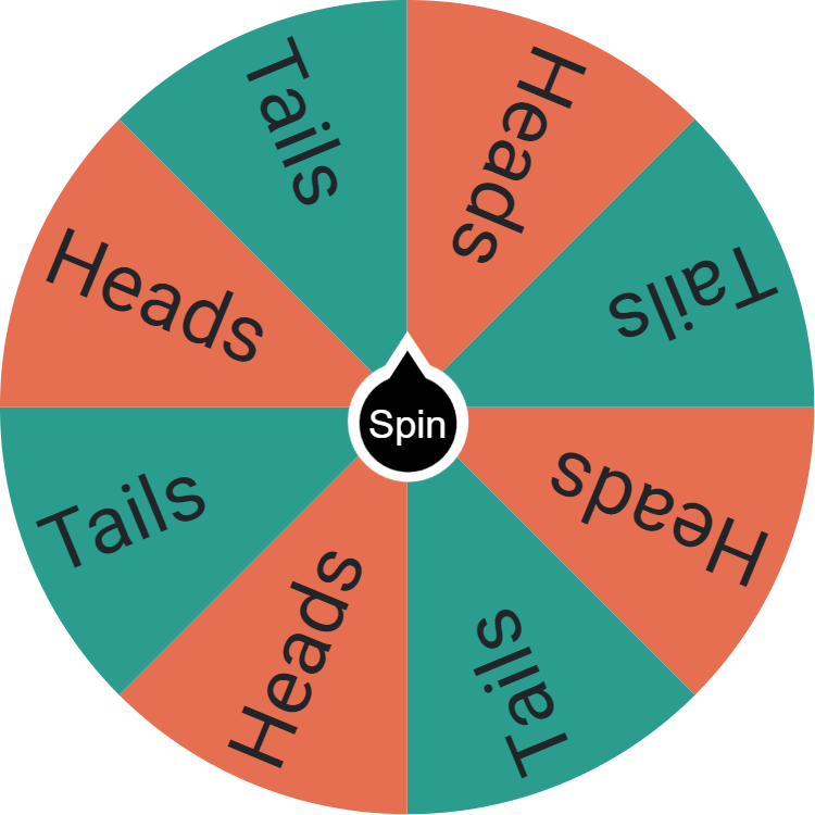 Coin Toss: Heads or Tails? | Decision Wheel - Random Picker