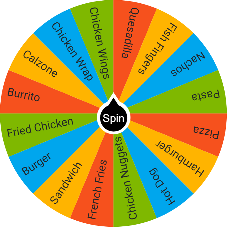 Fast Food | Decision Wheel - Random Picker