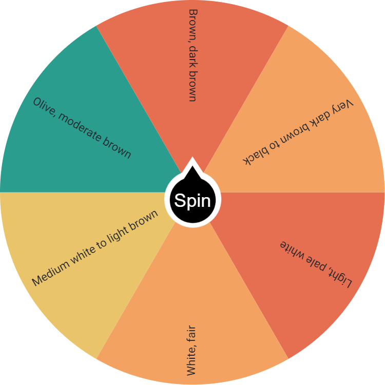 Skin Color | Decision Wheel - Random Picker