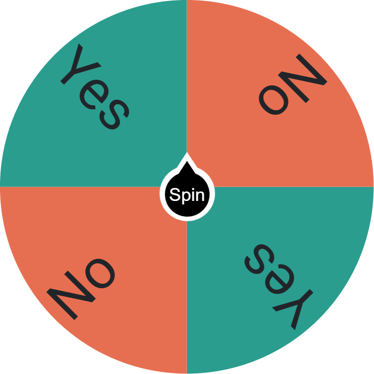 Yes or No Wheel | Decision Wheel - Random Picker